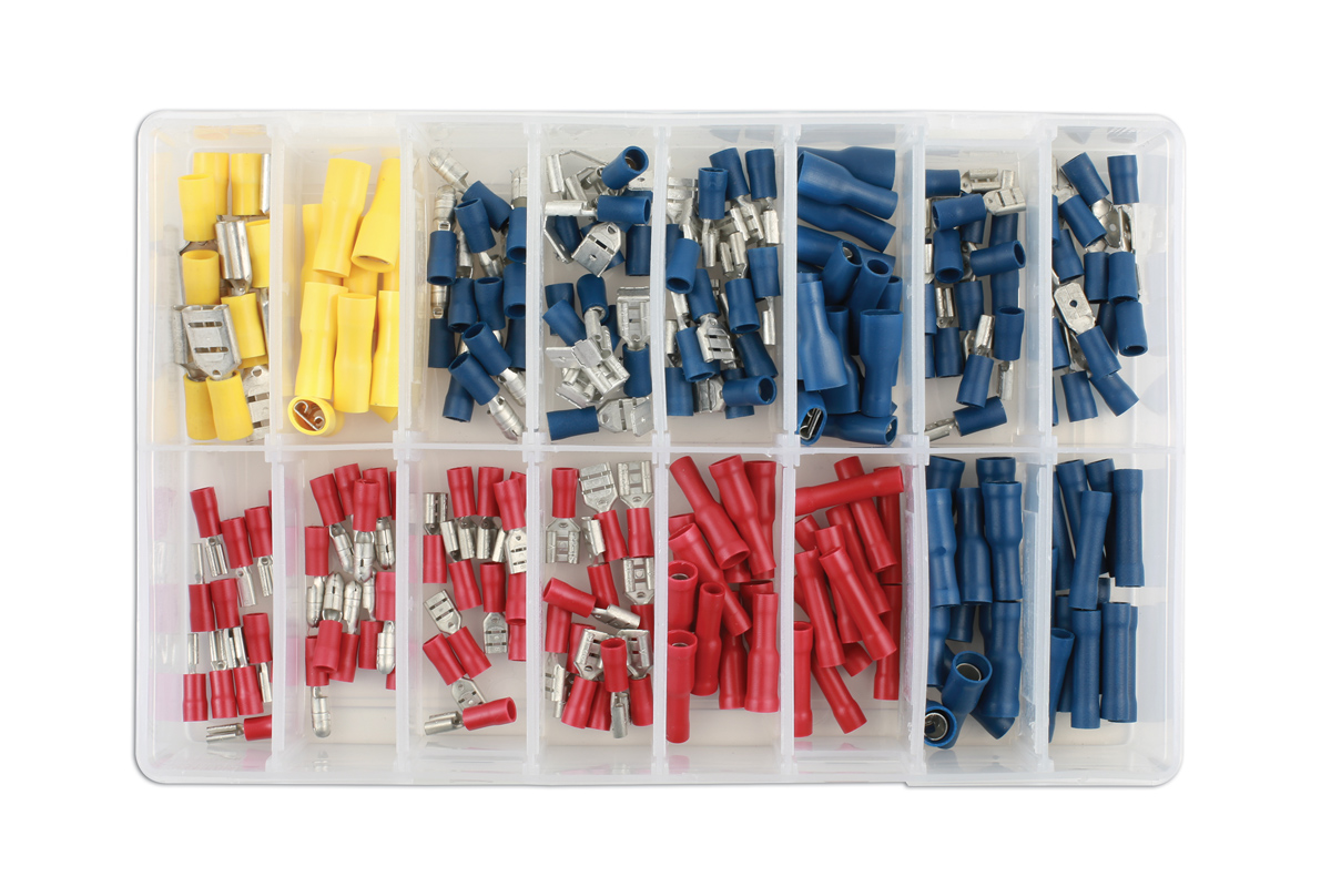 Connect Consumables 31853 Assorted Push-On Terminals Box 200pc